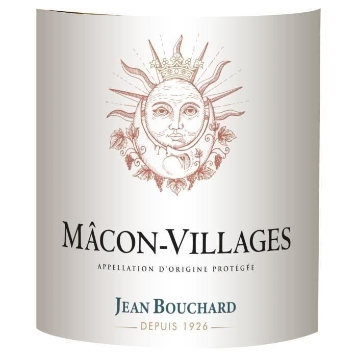Jean Bouchard 2023 Mâcon-Villages - Vin blanc de Bourgogne x6 - La cave ...