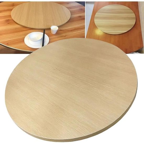 Grand Plateau Tournant Lazy Susan,Plat Rotatif Rond En Bois,360 ...
