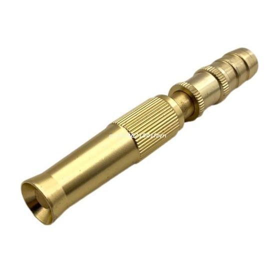 Buse de tuyau en laiton massif de 16mm, buse de tuyau à haute pression robuste pour tuyau de ...