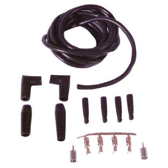 Câble haute tension - Kit fil HT - PVC - 2m - 4 cosses à sertir ...