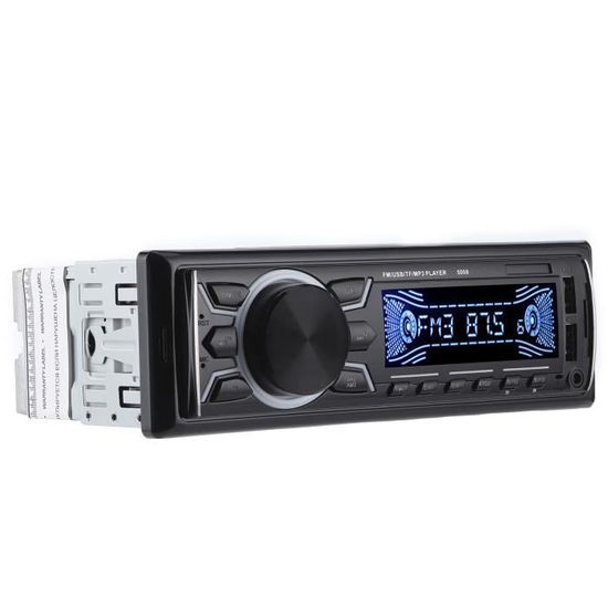 Autoradio Radio Fm De Voiture 12V Lecteur Audio Bluetooth Lumière ...