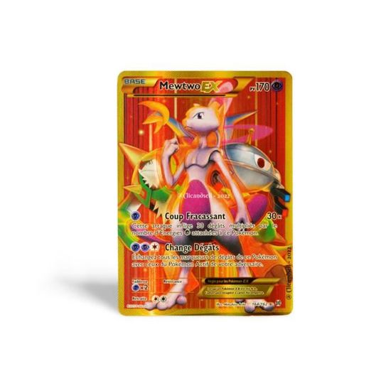 Carte Pokémon Mewtwo EX 170 PV 164-162 XY08 - Impulsion Turbo NEUF FR ...
