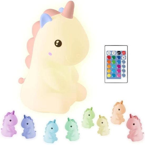 Madrigal Raibow Unicorn - Licorne - Veilleuse Pour Chambre D'Enfant ...