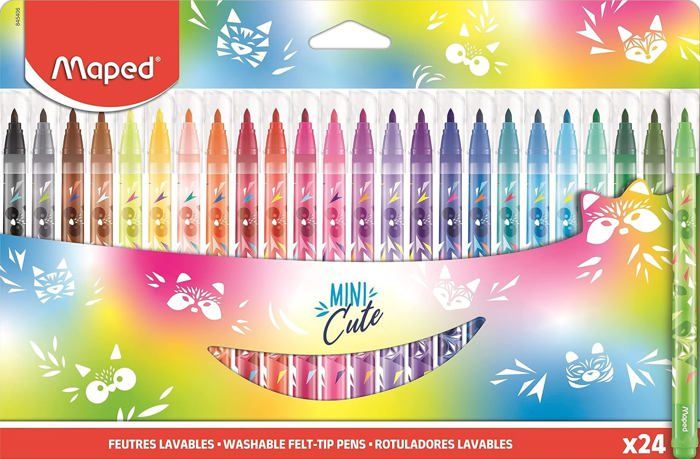Feutres Collection Mini Cute-24 Feutres De Coloriage Trop Mignons ...