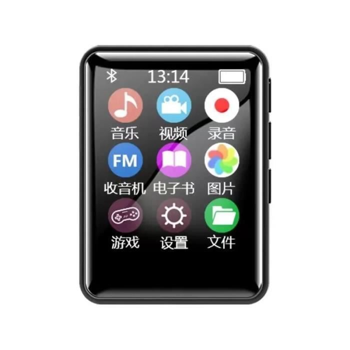 16 GO - Style tactile - Mini lecteur de musique MP3, Bluetooth, parleur ...