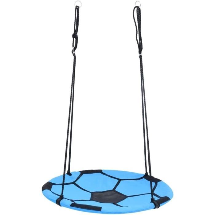 Balançoire Nid D'Oiseau Motif De Ballon De Foot Ensemble De Jeu Siège ...