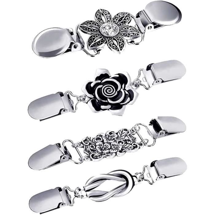 Broche Pour Fermer Un Décolleté - 4 Broches Vintage Pour Pull Ou ...