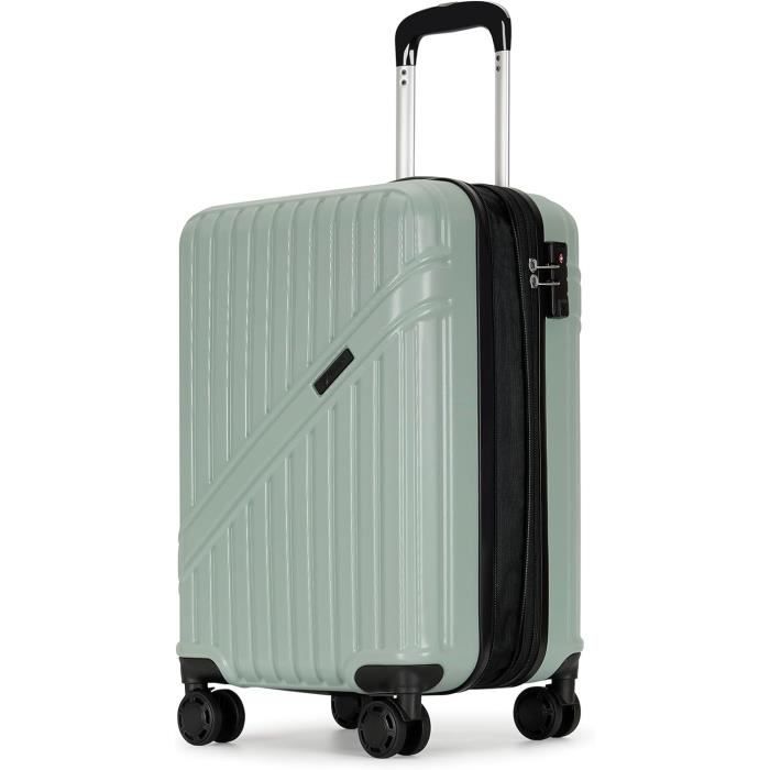 Valise Extensible 4 Roues 76Cm Grande Taille Rigide En Abs Bagage ...