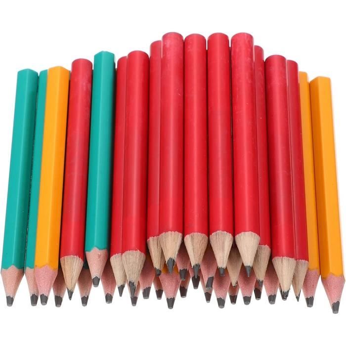 108 Pcs Demi- Crayons Mini Crayons de Golf Pré- Affûtés Crayons pour ...