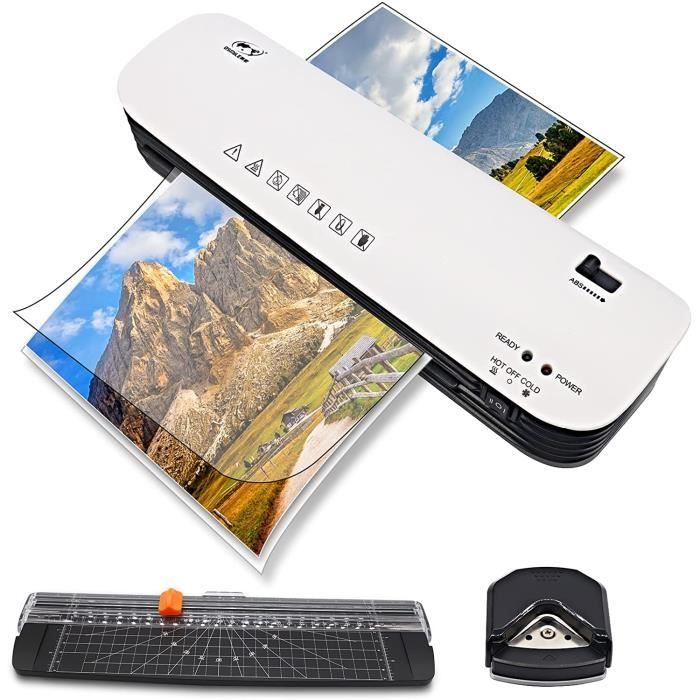 Plastifieuse,Plastifieuse A4 avec Réglages Chaud et Froid, Machine à ...