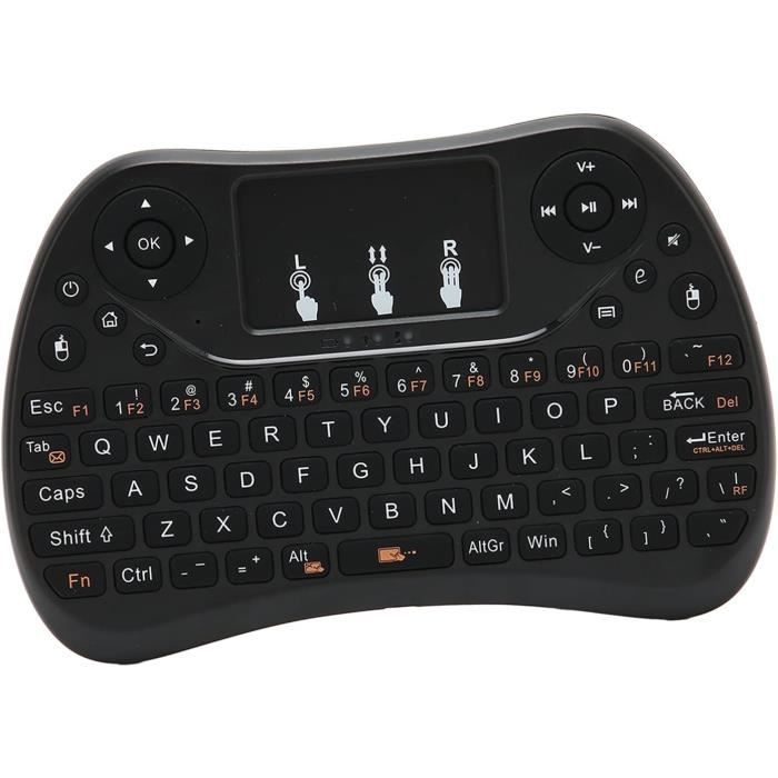Télécommande Clavier, Récepteur Rechargeable Usb 2,4 Ghz Clavier Sans ...