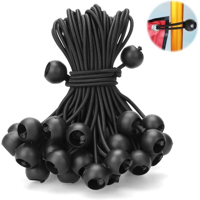 50 Pièces Tendeur Elastique, Tendeur Bache, Sandow Elastique, Tendeur ...