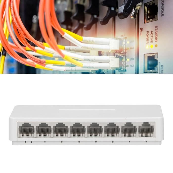 XIJ Commutateur réseau Ethernet Commutateur Ethernet non géré Gigabit à ...