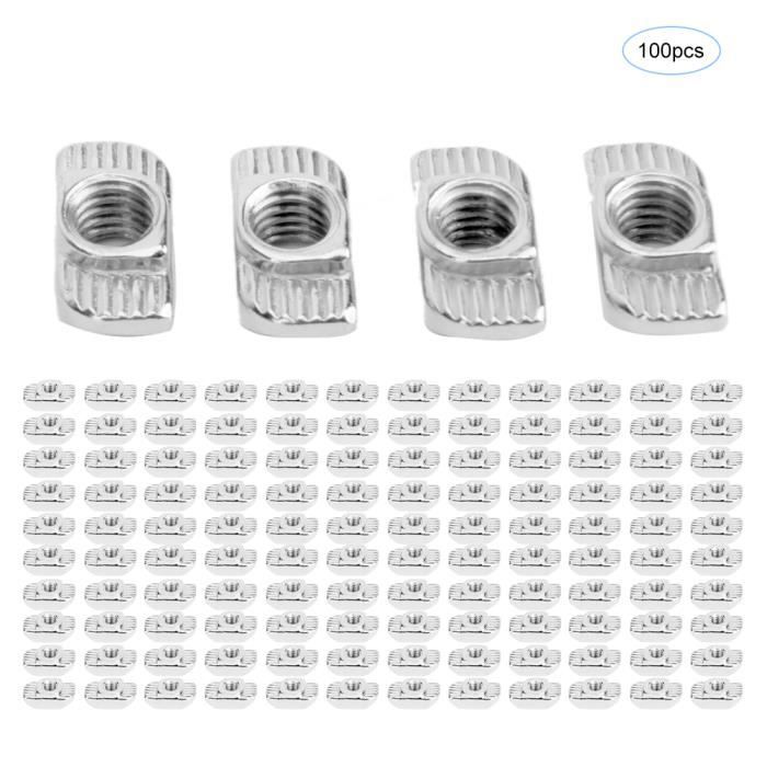 JIE Crou Coulissant Crou En T Fileté 30T Pour Profilés En Aluminium, Norme Européenne, 100 ...