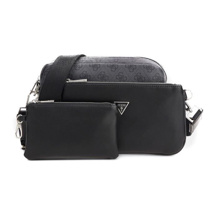 GUESS Vezzola Smart Triple Pochette Black [174226] - sac à épaule ...