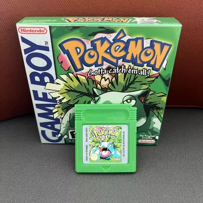 Jeu Pokémon Vert Version Française - Game boy - Boîte Artistique - Étui ...