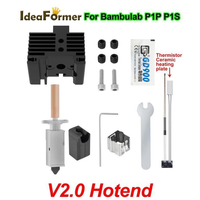 Thermistance chauffante pour buse Bambu Lab,extrudeuse CHT trempée à ...