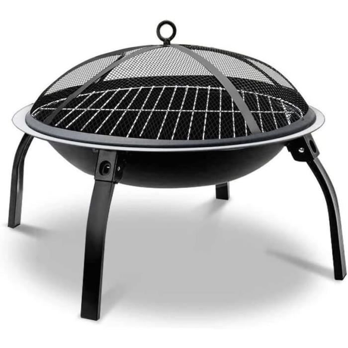 Luernas Barbecue Au Charbon De Bois Fire Pit Grill, Jambes Pliables ...