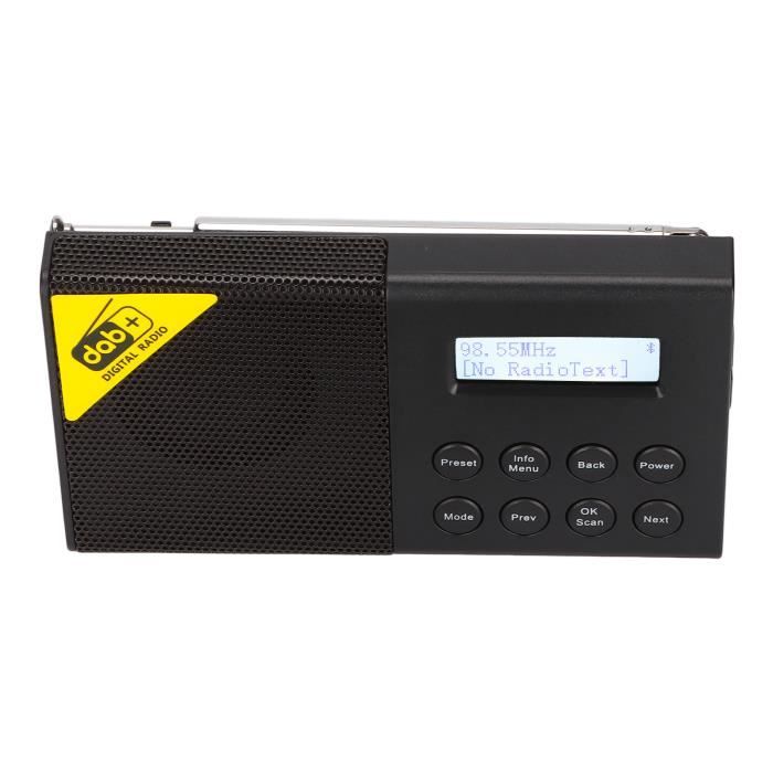 TMISHION Radio numérique sans fil Radio numérique Bluetooth écran d ...