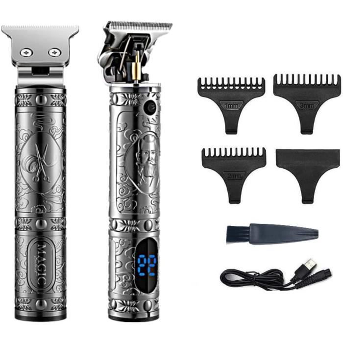 Tondeuse Cheveux Hommes Professionnelle Sans Fil. Tondeuse Barbe Led Pour Usage Domestique Et ...