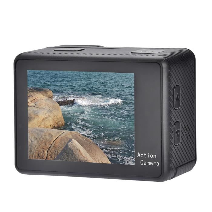 Caméscope étanche, 4K Full HD 1080P Double écrans Écran tactile Caméra ...