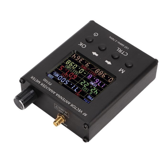 ZJCHAO Analyseur d'antenne RF Analyseur SWR, Antenne HF Portable avec 4 ...