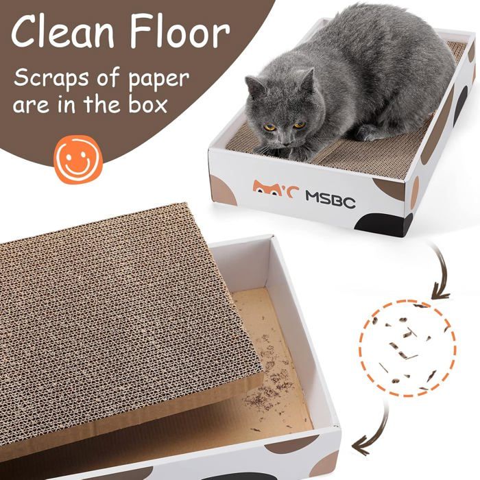 Griffoir pour chat en carton Griffoir pour chat en papier ondul Label ...