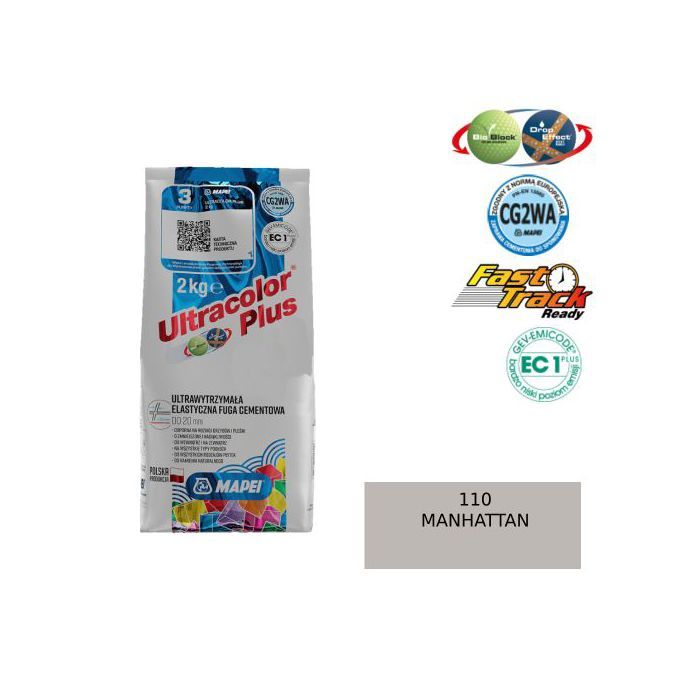 MAPEI ULTRACOLOR PLUS GROUT - 110 Manhattan 2 kg - Cdiscount Bricolage