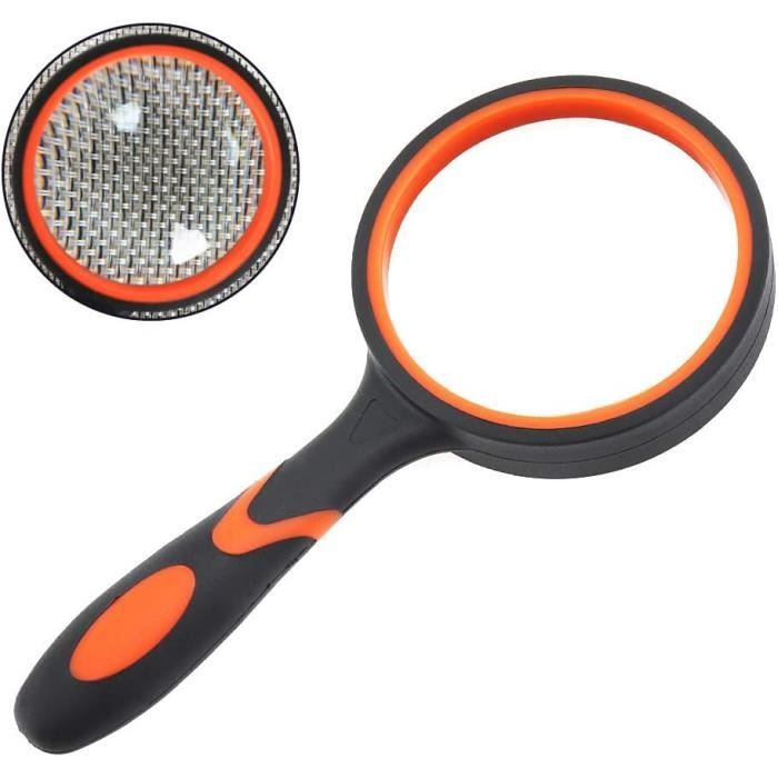 Loupe De Lecture Portable 10 X Avec Poignée Pour Lire Un Livre, Un ...