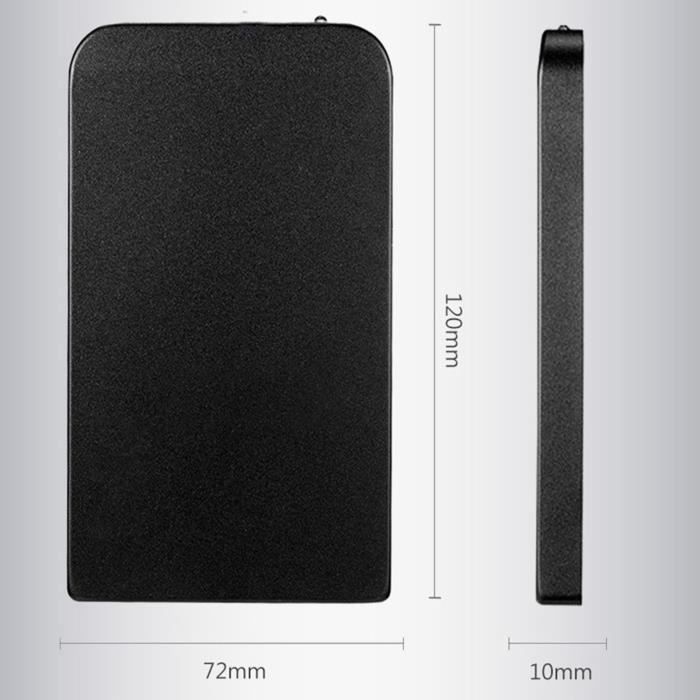 YID-disque dur portable Disque dur externe USB 3.0, capacité de 2 to ...
