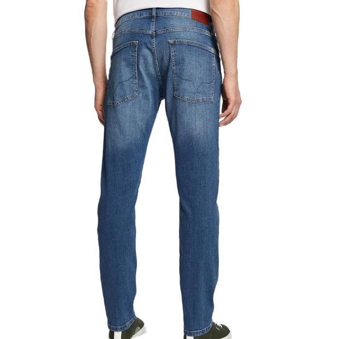 Jeans - PEPE JEANS - Stanley - Regular Fit - Bleu - Taille standard ...