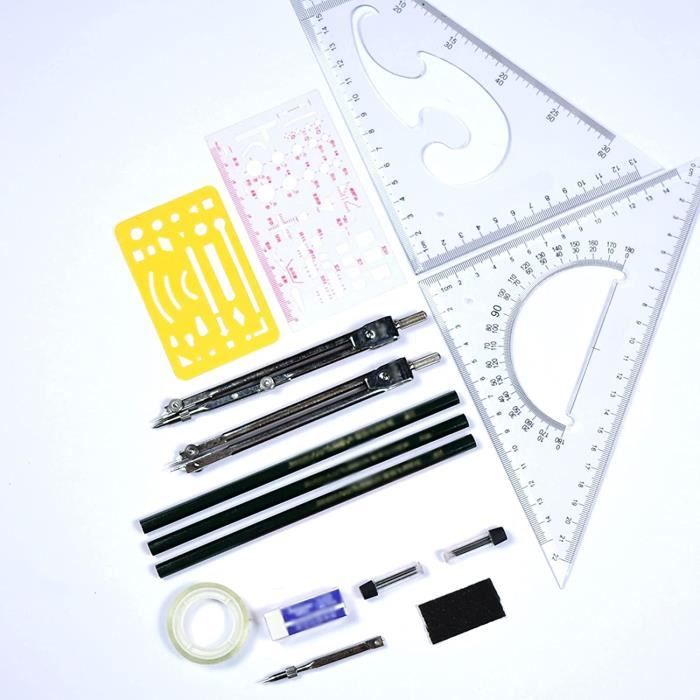 Boussole MathéMatique Kit Math Compass Set Traçage Instrument Ensemble ...