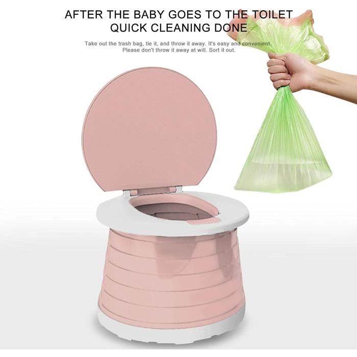 Toilette Pliante Portative pour Enfants - Ran - A352 - Rose - Toilettes ...
