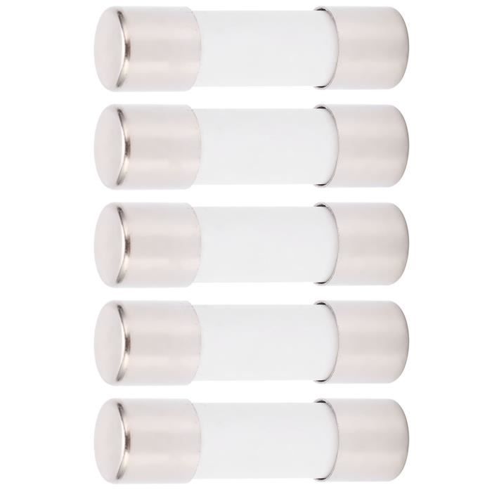 Tube à fusible - YOSOO - 30 A - 5 pièces - 10 x 38 mm - Protection ...