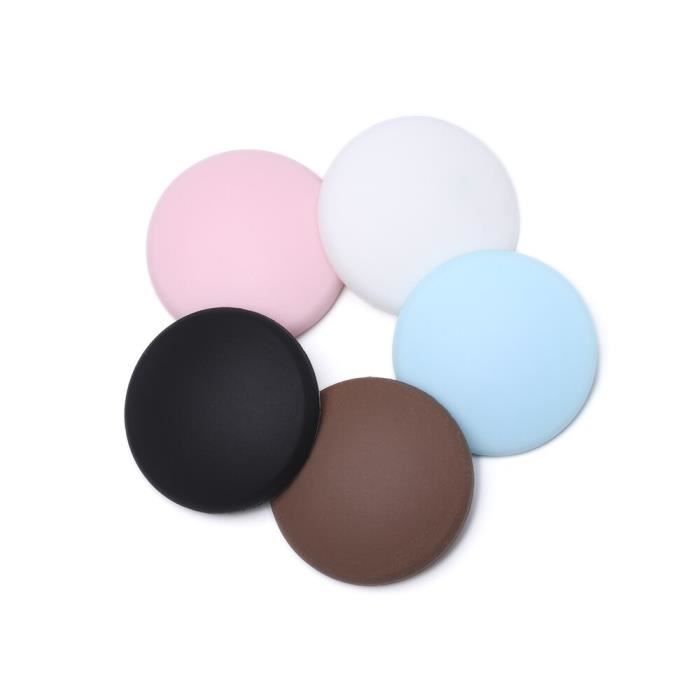 CALE-PORTE,White--Protection murale en PVC et Silicone pour poignée de ...