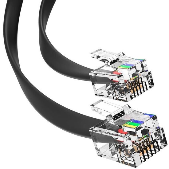 Câble RJ11 pour Téléphone Fixe - Connexions Fluides et Claires de ...