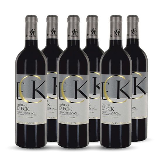 Château d'Eck Pessac-Léognan Rouge 2019 6x75cl - La cave Cdiscount