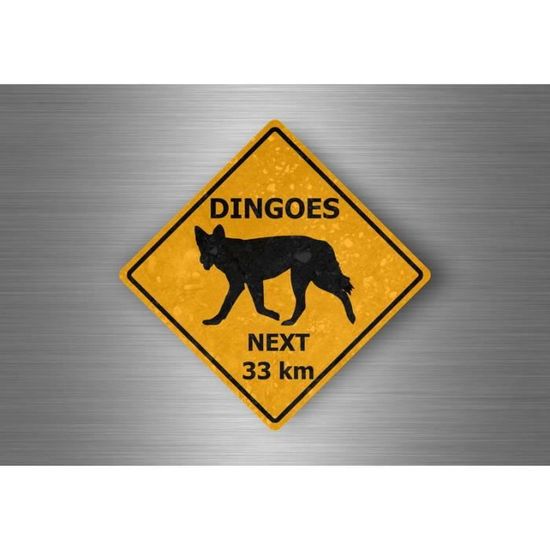 Autocollant sticker voiture moto panneau australie attention danger ...