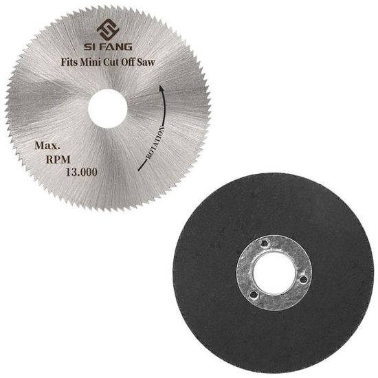 Meule de 2 pouces, disque de coupe en résine, feuille de coupe émeri ...