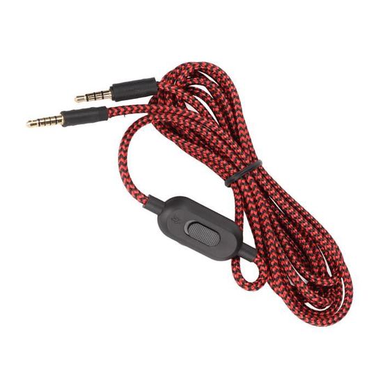 Câble pour casque DUOKON - Compatible avec Logitech G433 G233 G Pro G ...