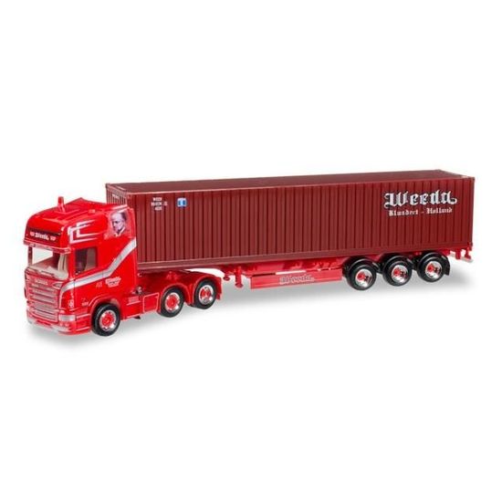 SCANIA R09 6x4 avec semi-porte container et container 40Pieds - WEEDA ...