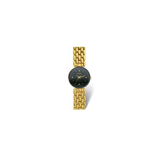 RADO FLOURENCE FEMME 23MM SAPHIRE QUARTZ CADRAN NOIR MONTRE R48745153 ...