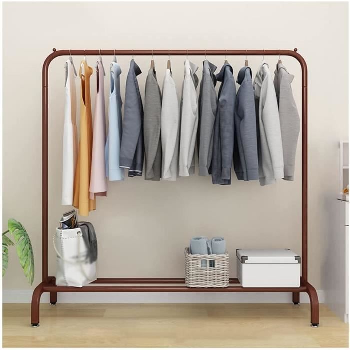 Portevêtement Autoportant Cintre Armoire Rangement Portique Vêtement Et ...