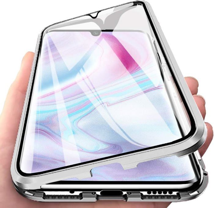 Coque Verre trempé Adsorption Magnétique Métal 360 Degres pour Xiaomi Mi CC9 Pro/Note 10 ...