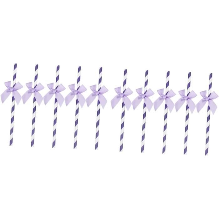 60 Pcs Pailles Gâteau D'Anniversaire Biodégradable Pailles Décoratives ...