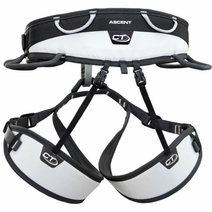 Harnais escalade Climbing Technology Ascent - black/silver grey - L/XL ...