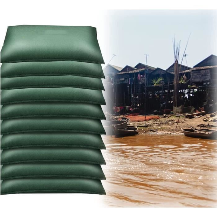 Sacs Anti Inondation 10 Pièces Sans Sable Auto-absorbant Sac Contrôle ...