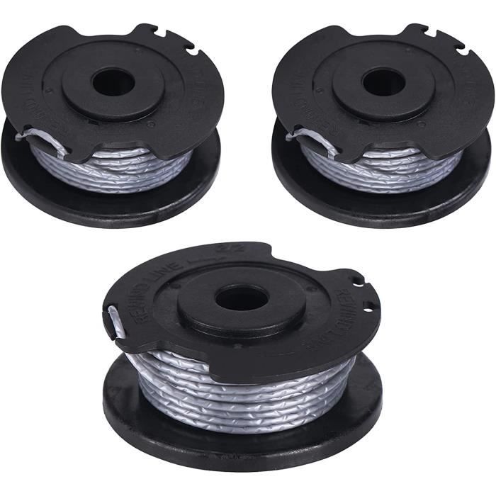 3 pièces Bobine de Rechange pour Tondeuse à Gazon, Compatible avec Art 23SL et Art 26SL ...