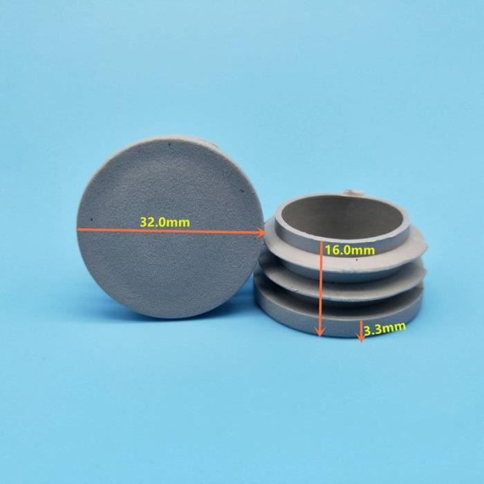 Pièce meuble,Embouts de pieds gris, 12 pièces, protection anti ...