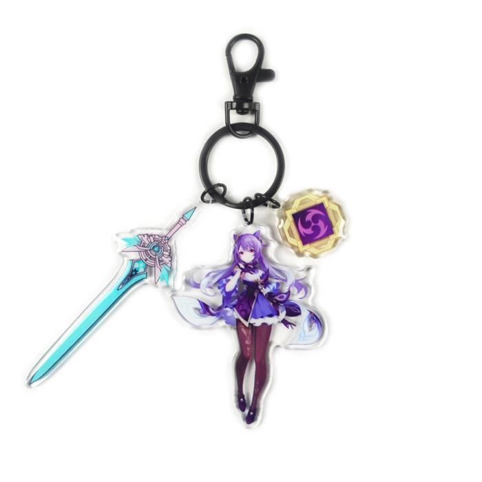 Genshin porte clés de jeu impact accessoire mignon avec pendentif Lisa ...